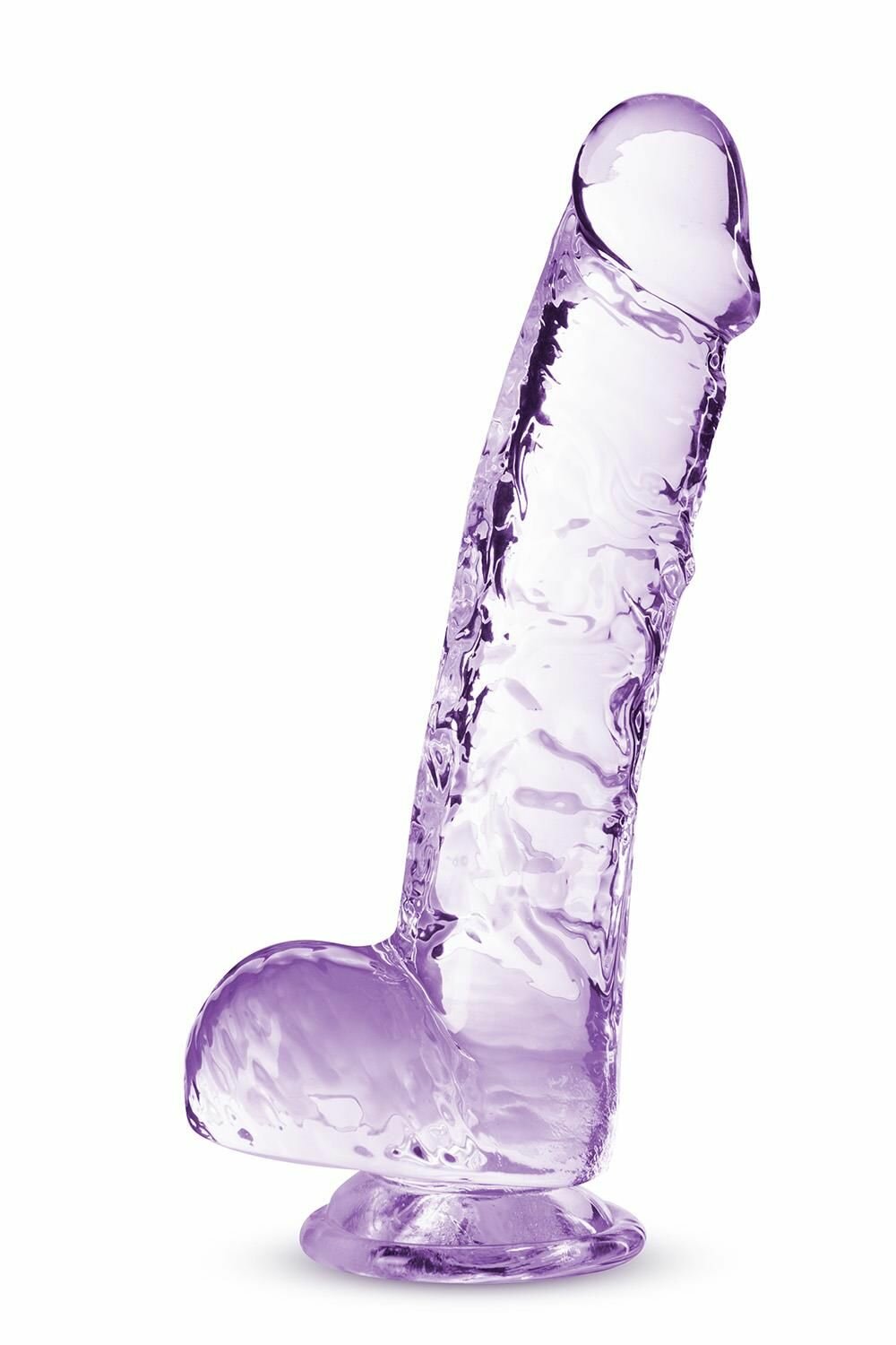 Сиреневый фаллоимитатор 6 Inch Crystalline Dildo - 15,2 см.