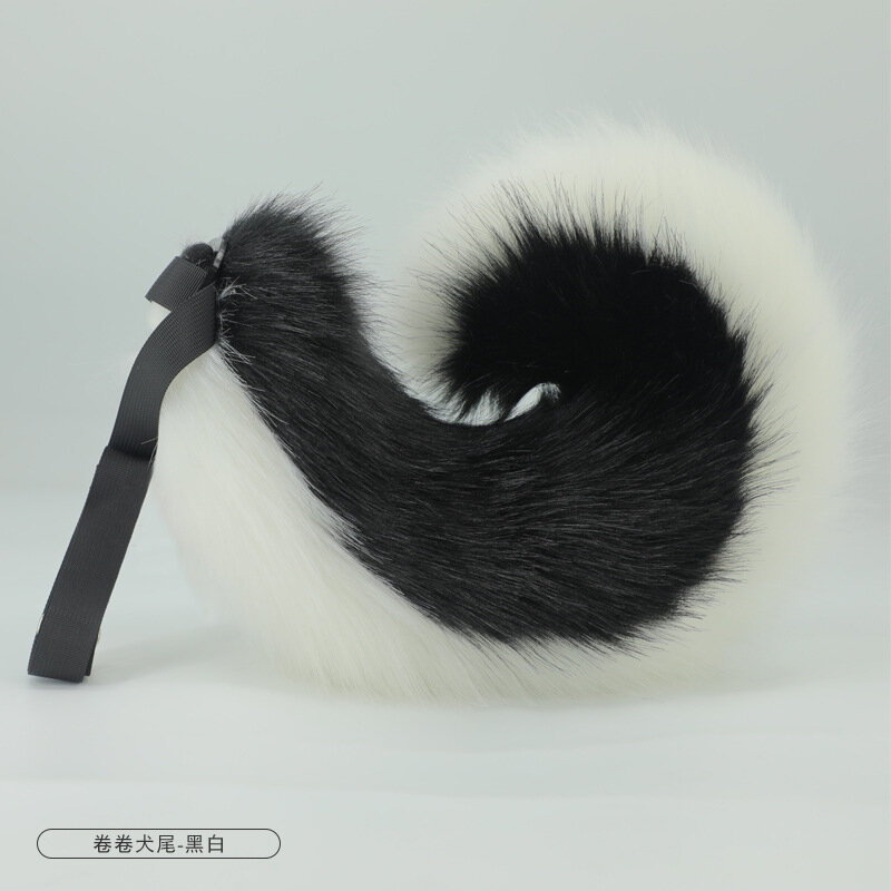 Костюм куклы в японском стиле, маска головы собаки, лапы, хвост, полукостюм, набор фурри