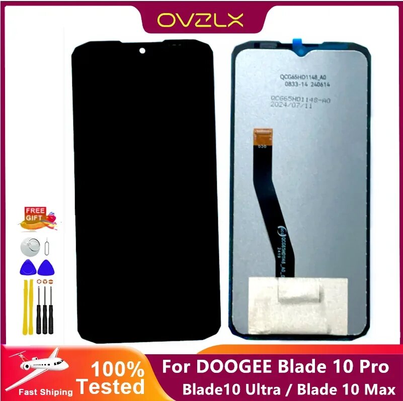 Дисплей для DOOGEE Blade 10 Max с сенсором, черный