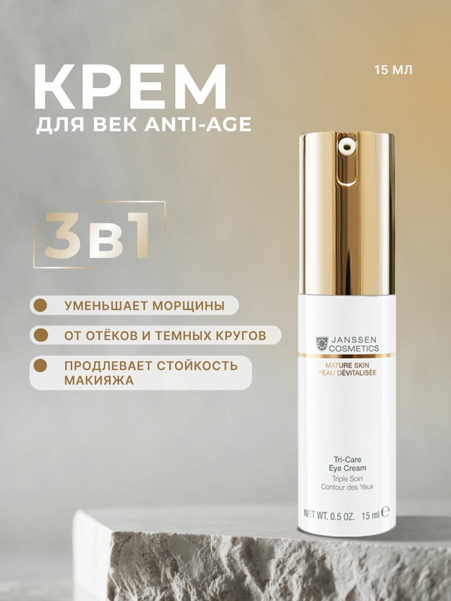 Крем для кожи вокруг глаз Janssen Cosmetics омолаживающий 15 мл