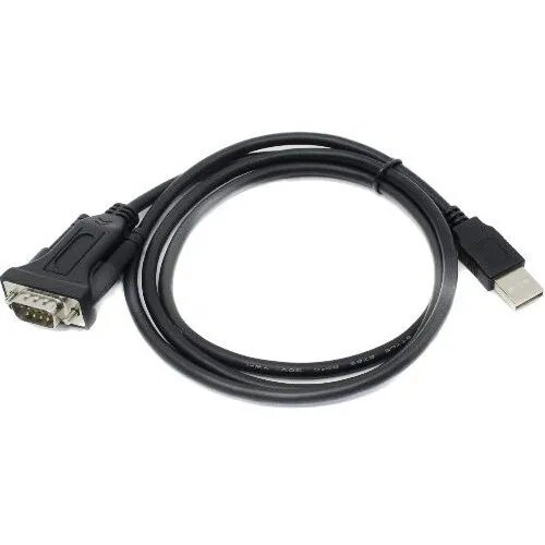 Кабель для подключения периферийных устройств KS-is KS-141, RS232 USB Am, 9M конвертор COM порта FTDI чип, 1 метр, крепеж, винты