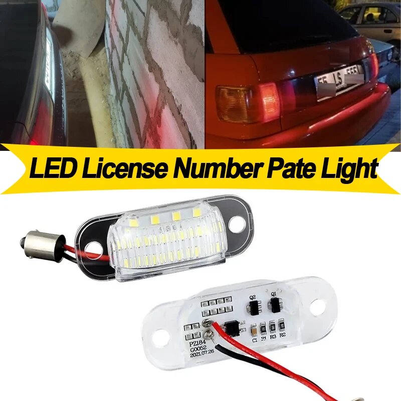 2 шт. светодиодный светильник номерного знака для Audi 80 B4 1991-1995 Cabridet (тип 8 г) 100 C4 1990-1994 A6 C4 1994-1997 лампа освещения номера