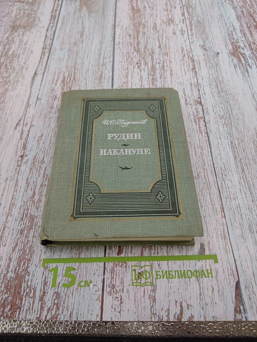 Рудин. Накануне