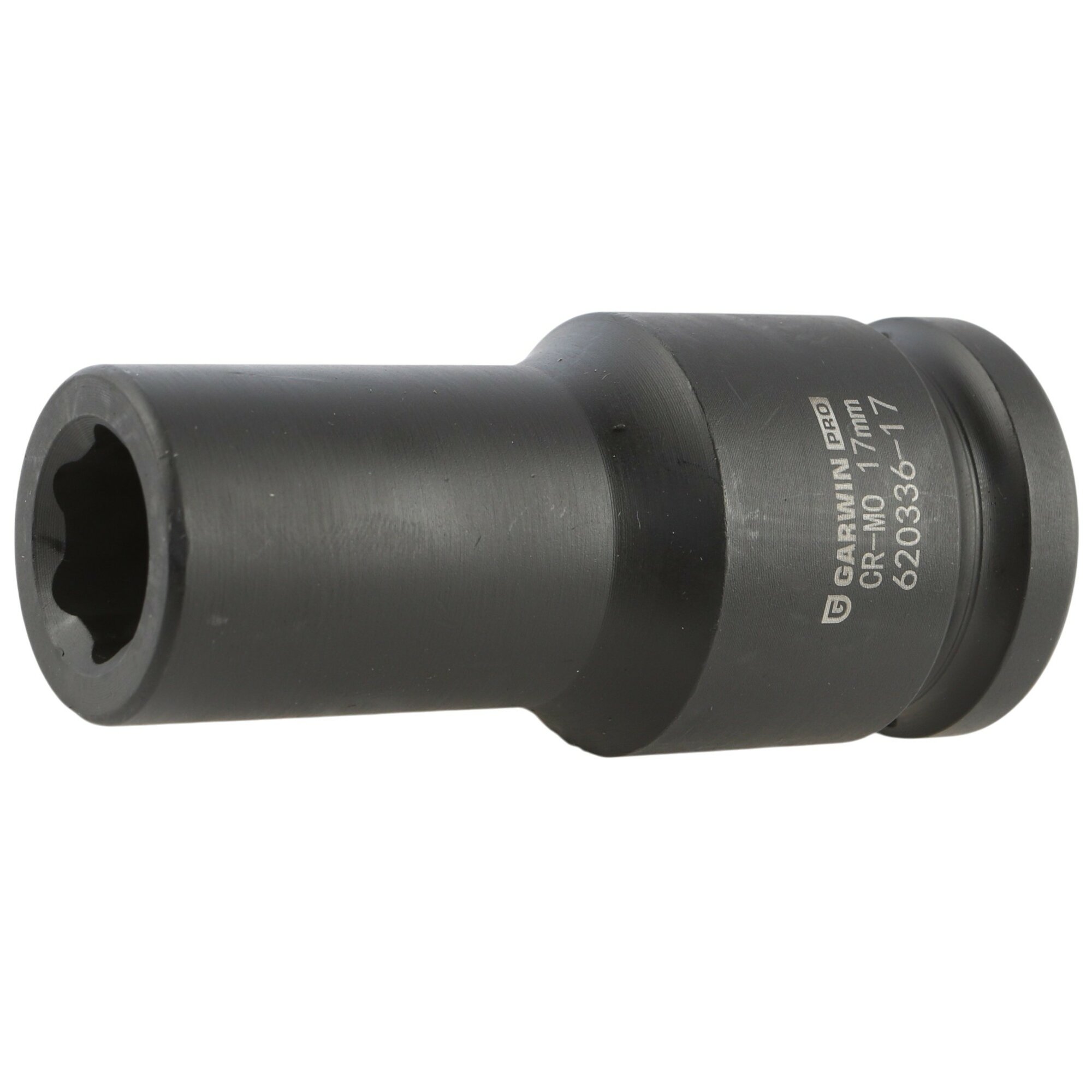 GARWIN PRO 620336-17 Головка, 3/4", 17 мм, торцевая, 6-гранная, ударная, глубокая