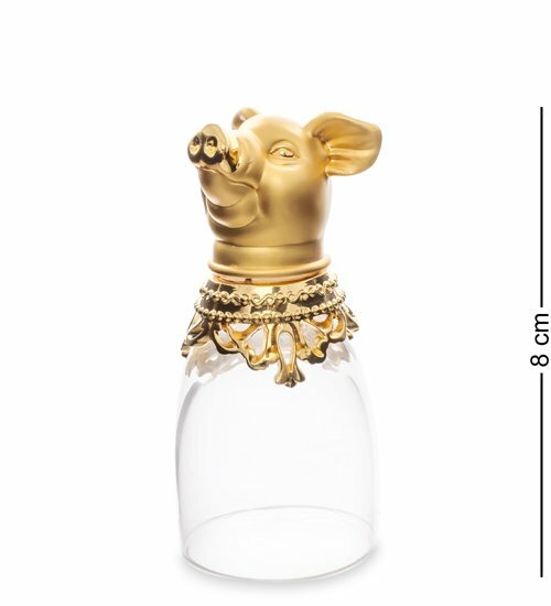 Стопка перевертыш мал. золот. Символ Года - Свинья WIN-200 113-602226