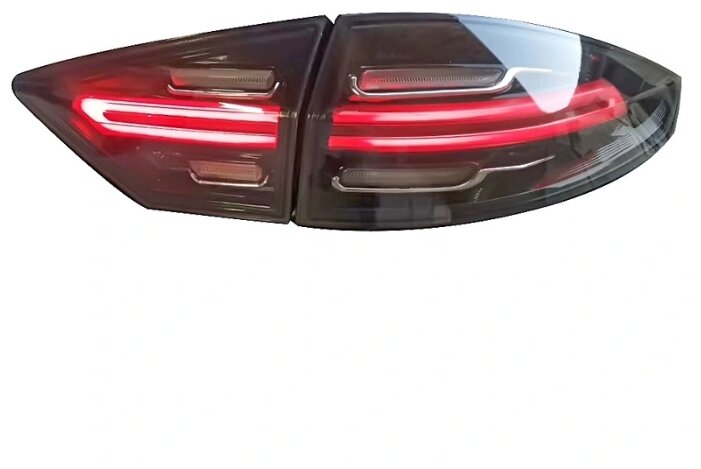 Задние фонари Форд Мондео 5 седан 2014-2019, тонированные, бегущий поворотник