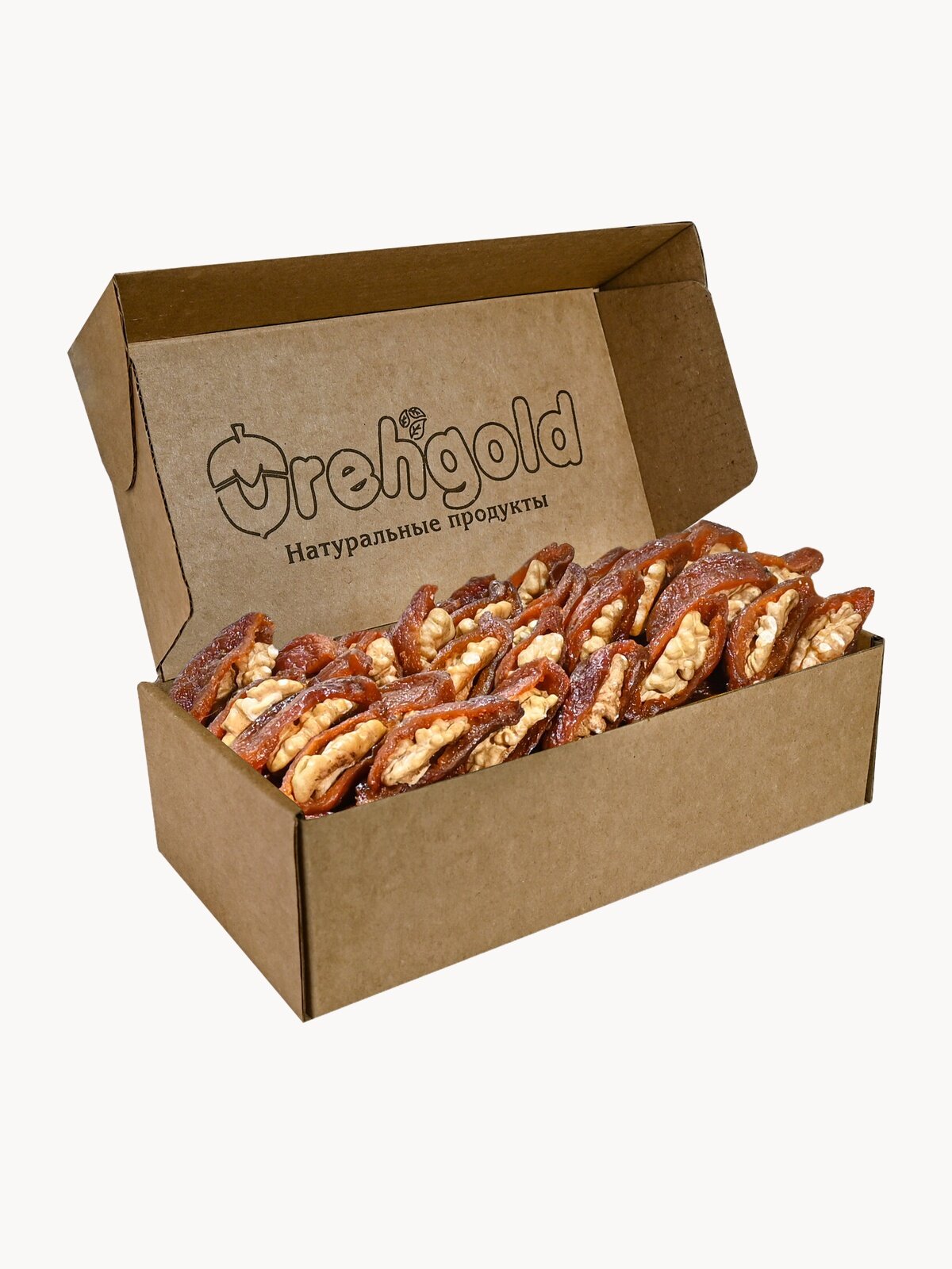 Курага шоколадная с грецкими орехами OrehGold, без сахара, 500 г