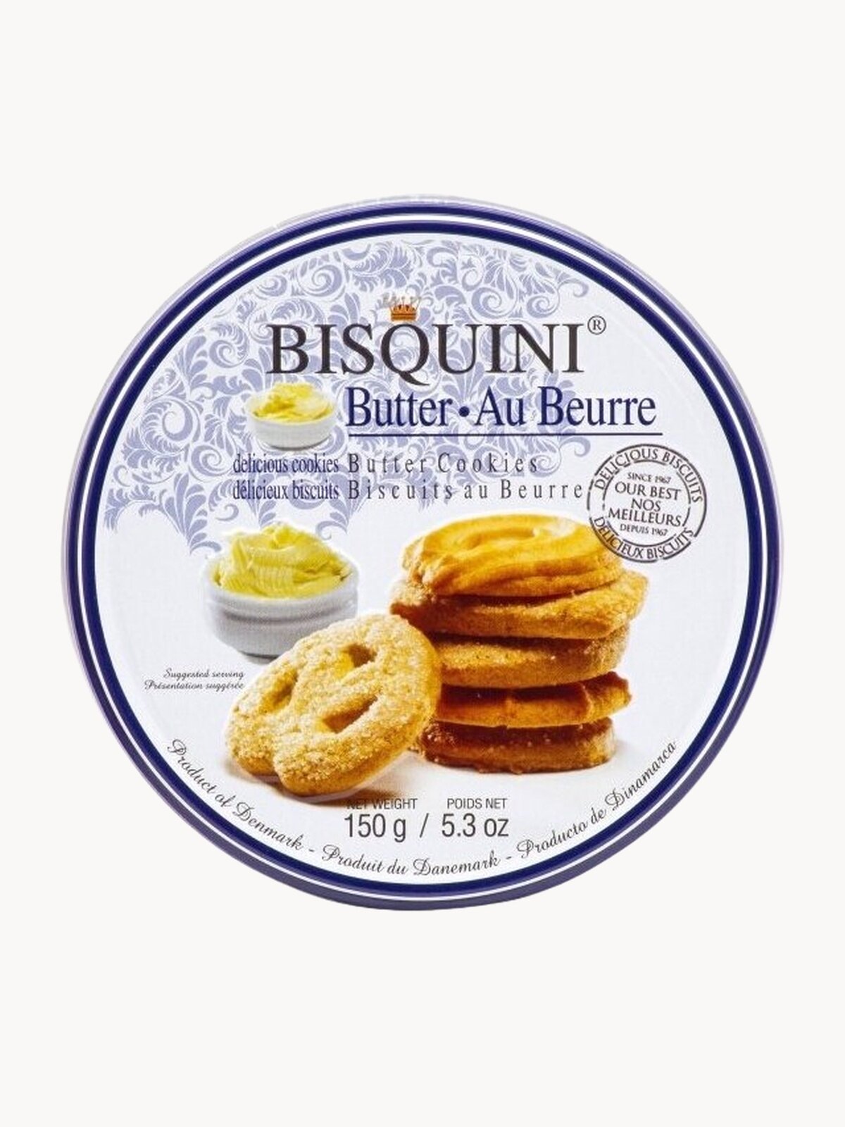 Печенье Bisquini сливочное 26% (Butter) 150 г