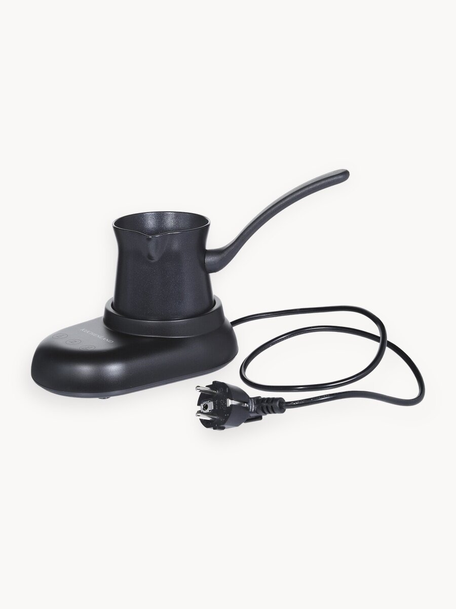 Турка электрическая, 120 мл, с функцией вспенивания молока, черная, Forward