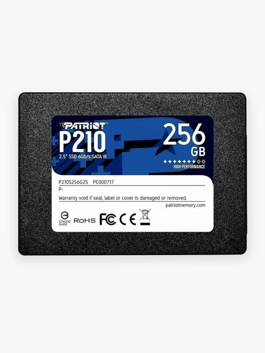 SSD диск Patriot Memory Patriot P210 2.5" 256Гб SATA (P210S256G25)