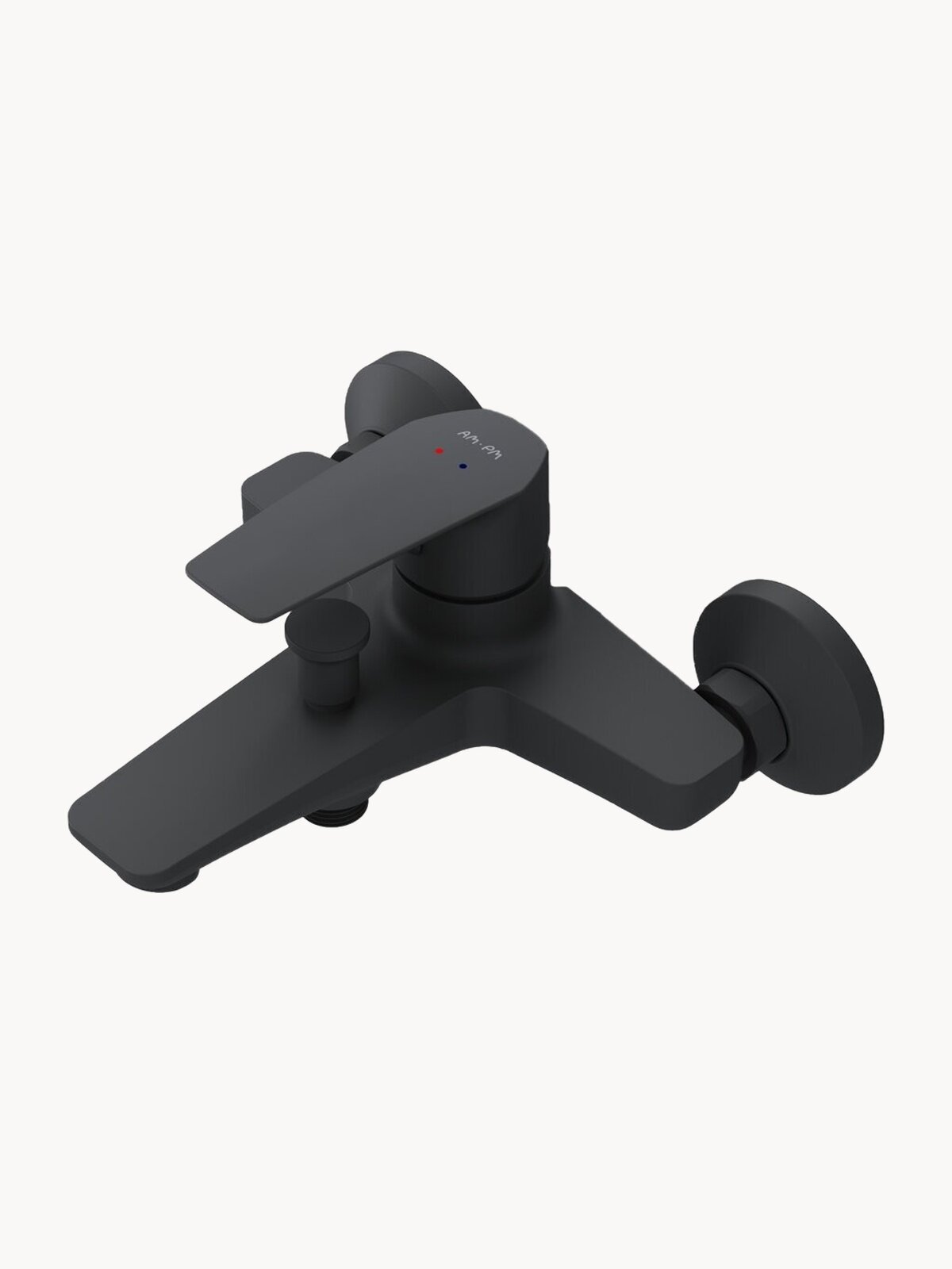 Смеситель для ванны и душа AM.PM Gem монолитный излив 179 мм, черный