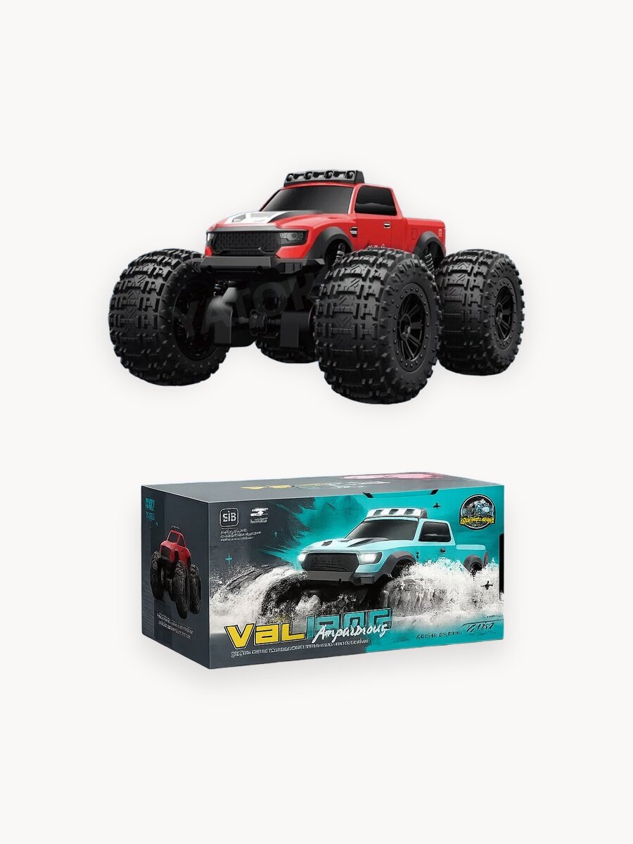 Машинка на пульте управления, машинка на радиоуправлении, внедорожник бигфут, 25 км/ч, вездеход