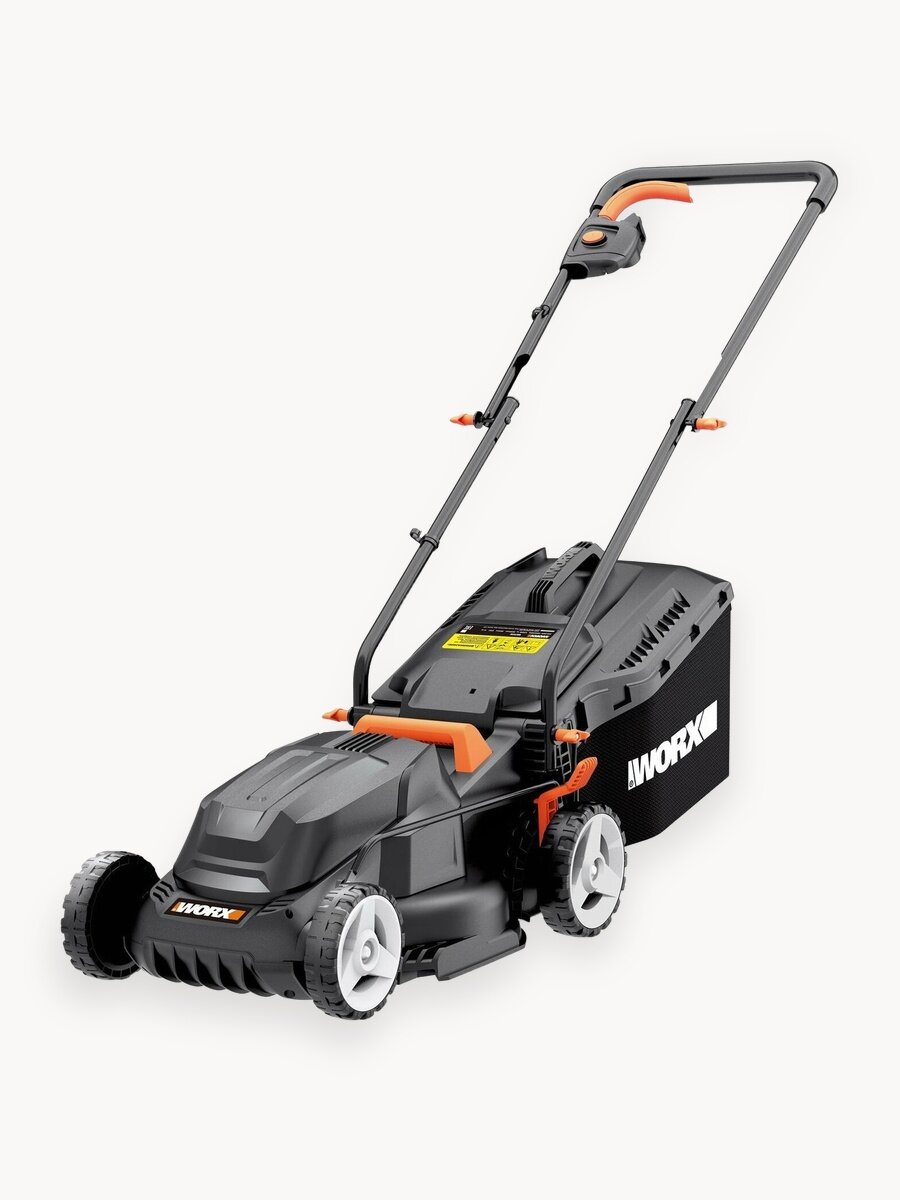 Газонокосилка сетевая WORX WG713E, 34 см, 1200Вт, 3400об/мин, коробка