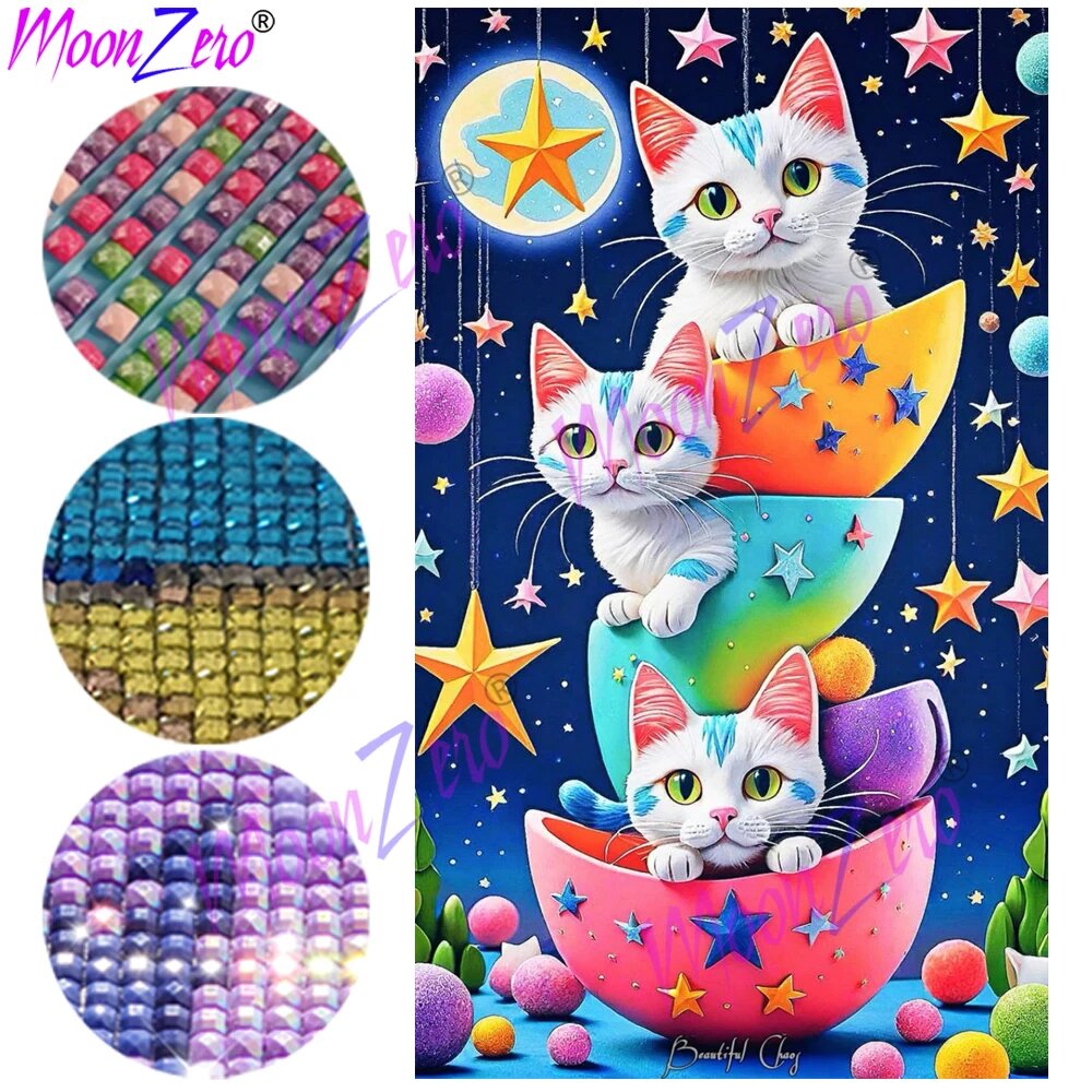 MoonZero алмазная живопись полная фея пыль CR SQ 40x70cm, MZ6021-1