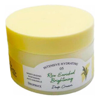 Осветляющий крем для лица с экстрактом риса Deoproce Rice Enriched Brightening Cream (100 гр)