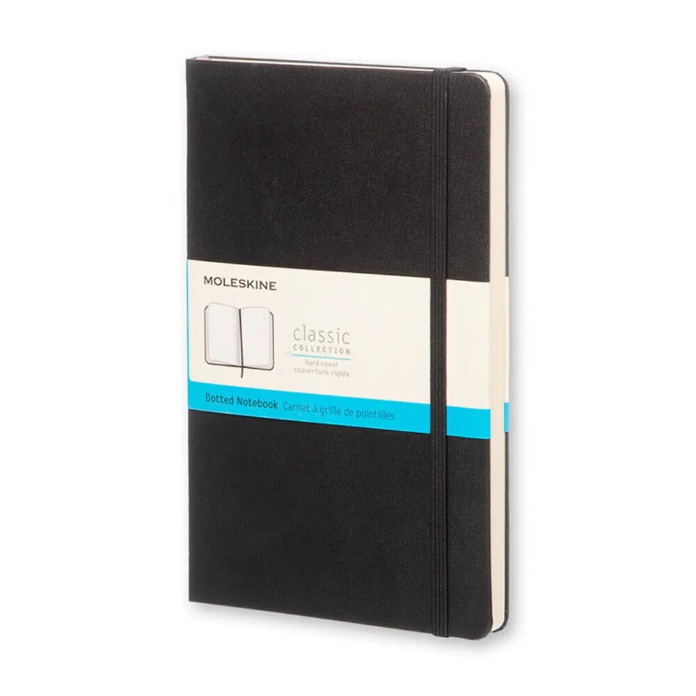 Блокнот Moleskine Classic Large A5 (130х210 мм) 240 стр пунктир твердая обложка (QP066)
