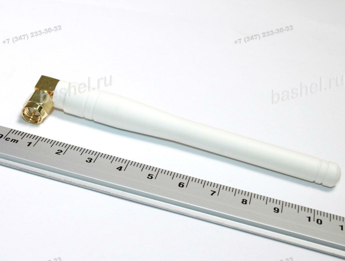 Антенна GSM 3db SMA RP white, RUiCHi, (рабочий диапазон частот 824-960,1710-1880,900-1800 МГц)
