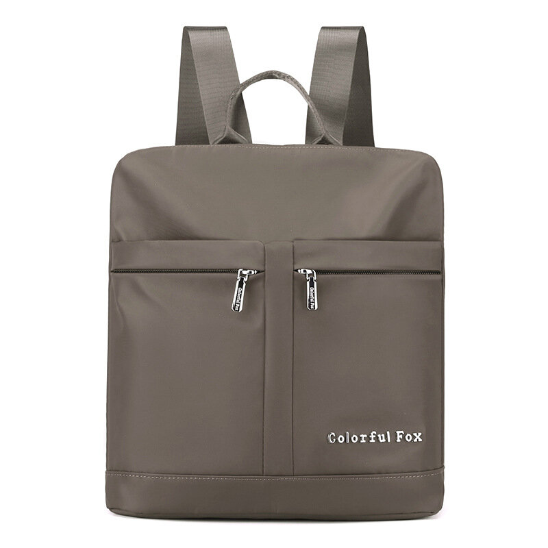 Рюкзак Fox, нейлон, трехмерный мешок, застежка-молния, карамельный