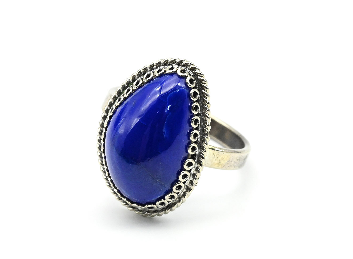 Кольцо, лазурит