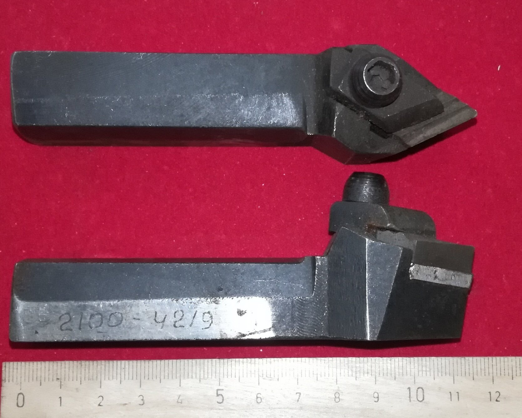 Резец (державка) 20х20 с мех. креплением шифер (K) 19 (2100-4219)