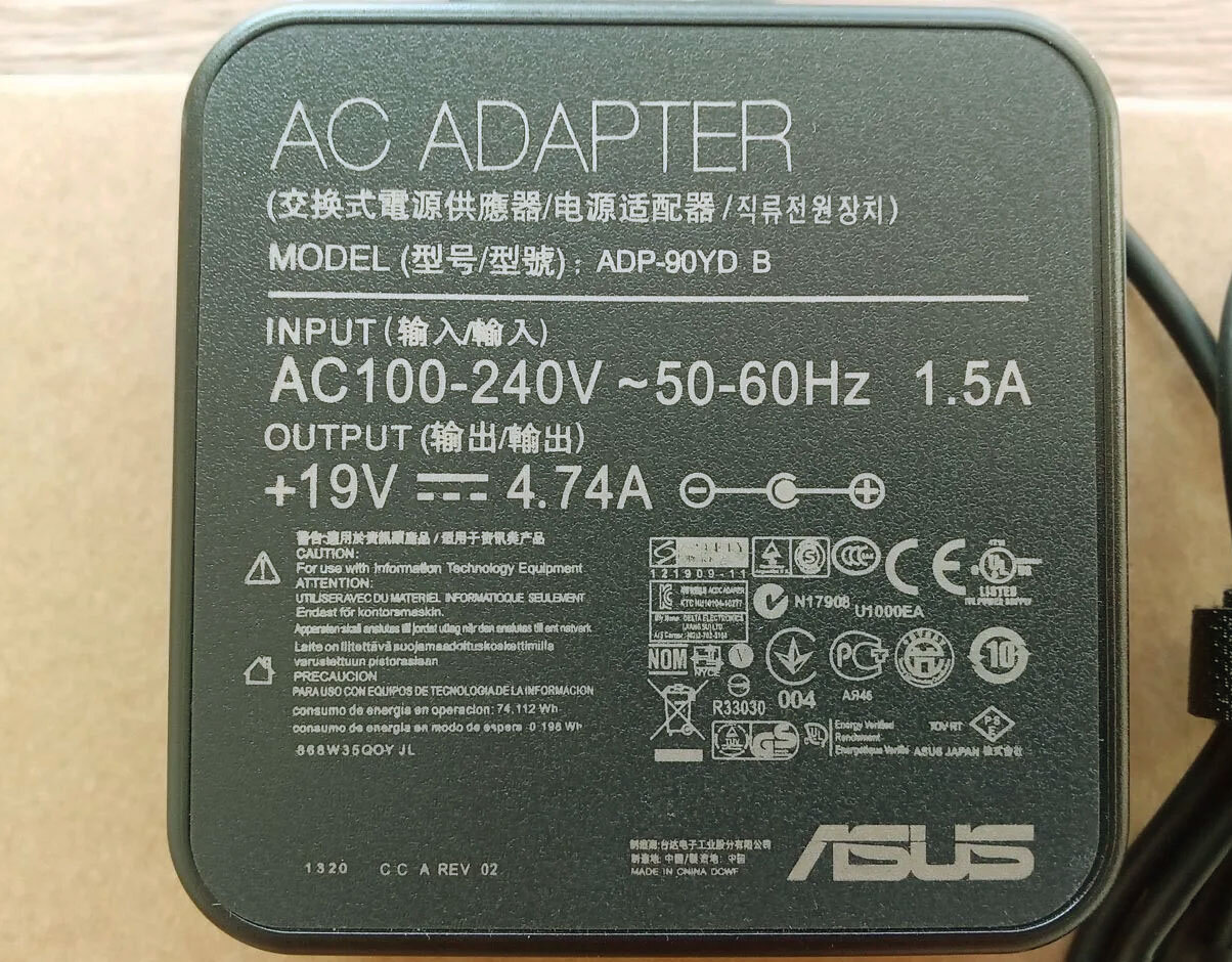 Блок питания для ASUS X550DP Orig (адаптер ADP-90YD B)