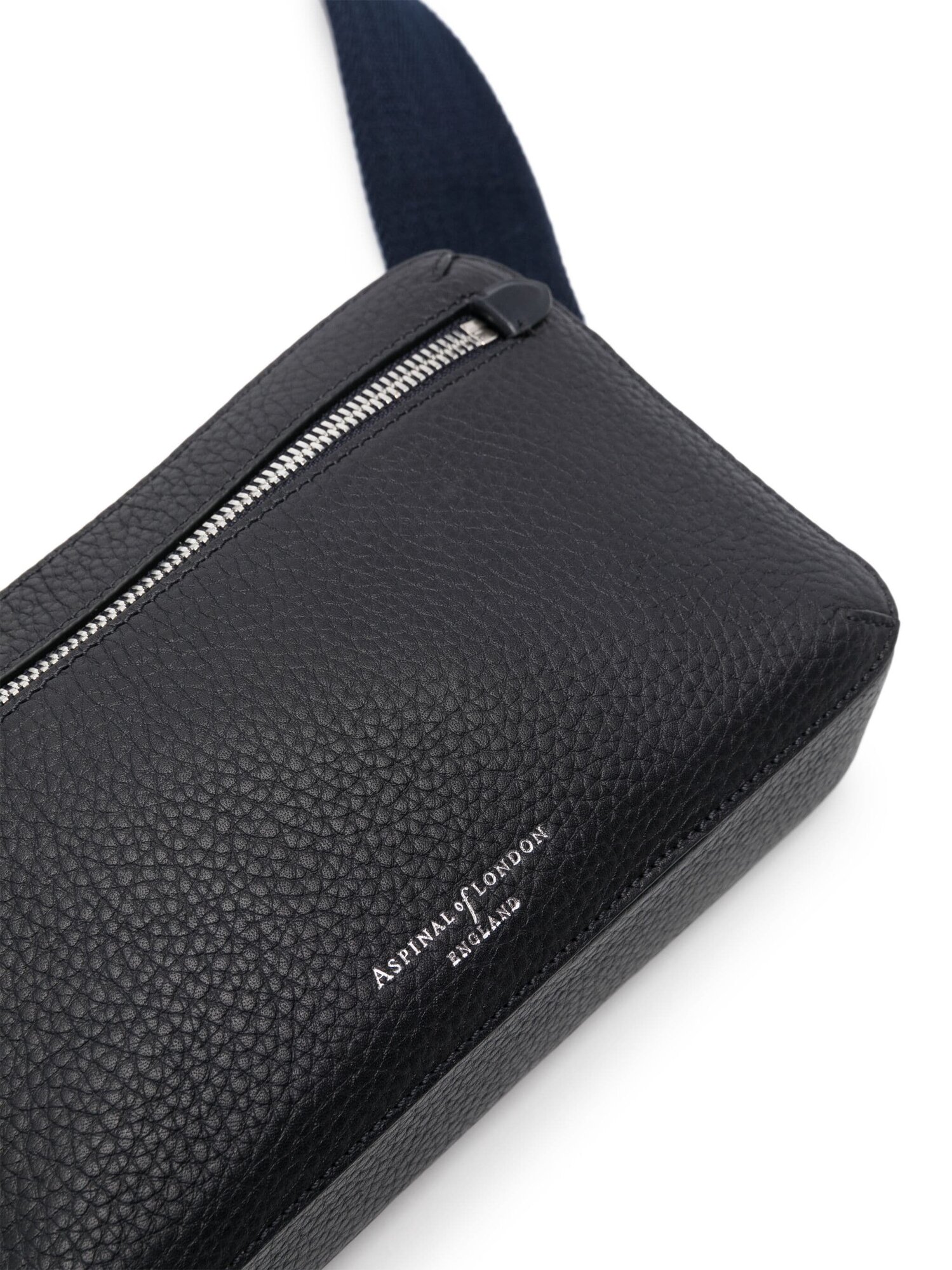Сумка Aspinal of London Reporter Compact, blue — фото 1