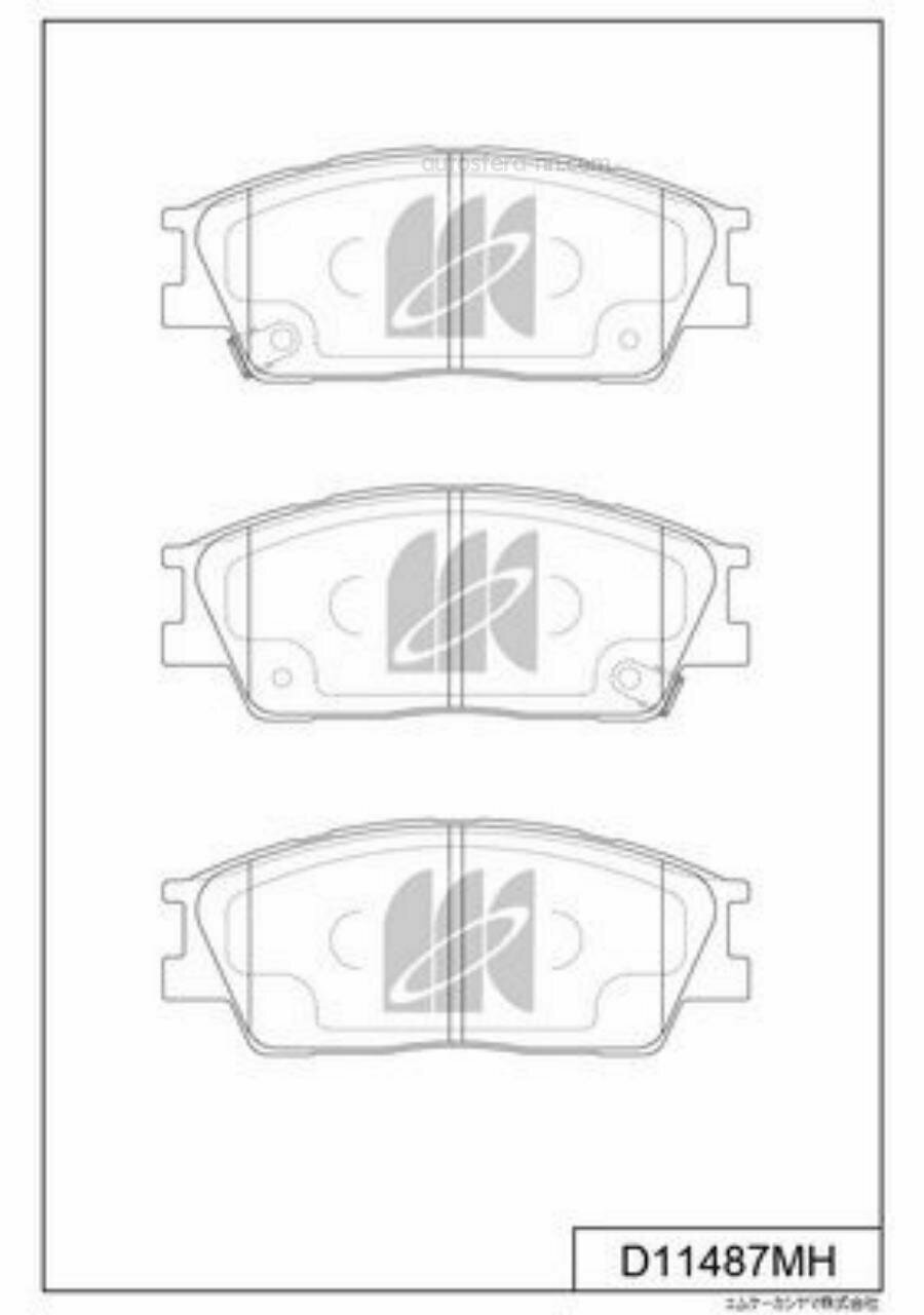 KASHIYAMA D11487MH Колодки тормозные, передние
