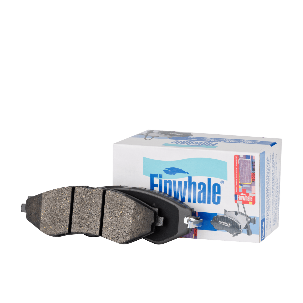 Тормозные колодки для Chevrolet Lacetti, передние, Finwhale V1007, 96405129 / 96281937, 4шт