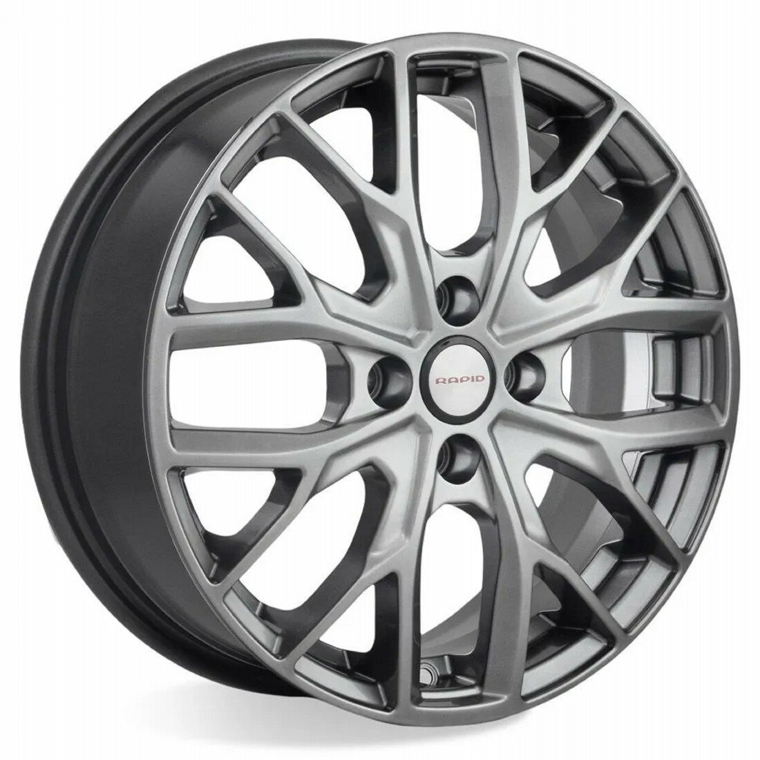 Колесный диск КиК Лилиом-оригинал (КС891) 6x16 4x100 ET50 60,1 Дарк платинум