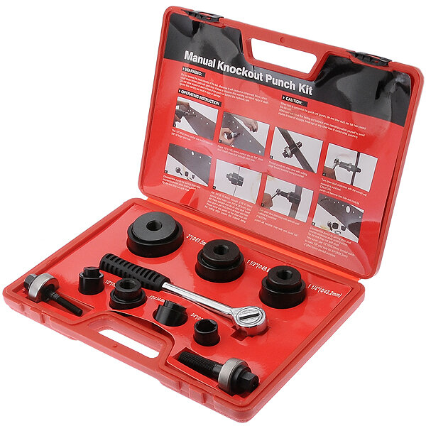 Набор Type C 1/2"-2" / CC-60 для перфорации отверстий с кейсом