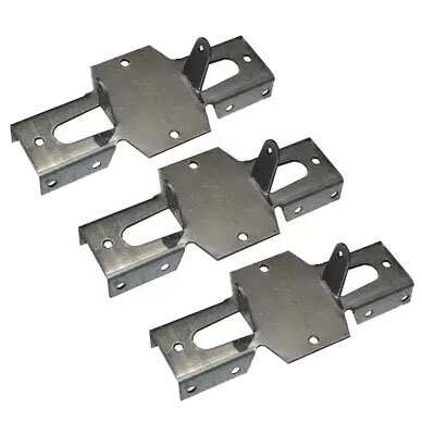 Кронштейн для столба заборного 60х60 мм оцинкованный (3 шт.)