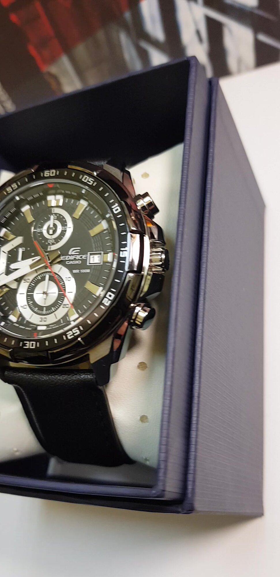 Наручные часы CASIO Edifice, серебристый — фото 1