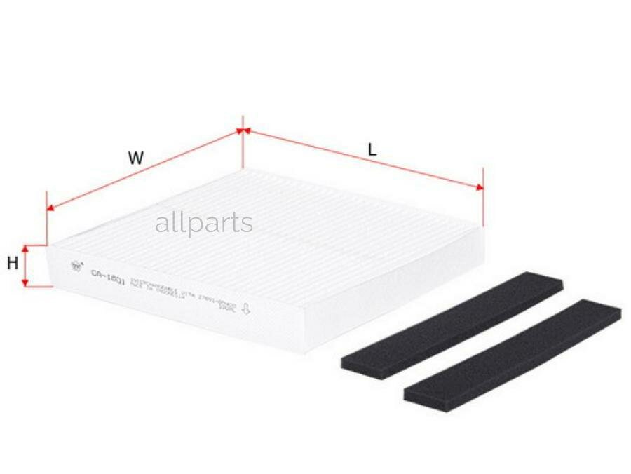 SAKURA CA1801 Sakura Фильтр салонный CA1801