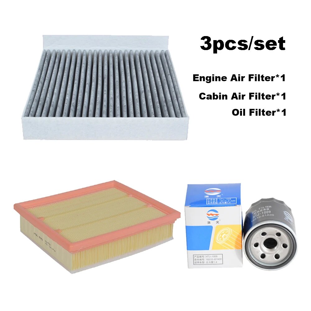 Набор фильтров для CHANGAN UNI-K 2,0 T 1,5 T UNIK iDD 2021 2022 2023 2024 A/C, аксессуары для масляного фильтра салона двигателя, 3 шт