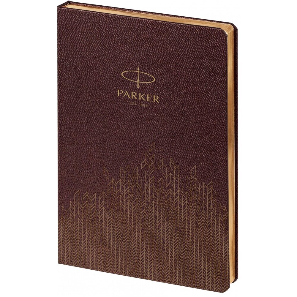 Parker P1_1115905 Ежедневник недатированный, коричневый c нанесением logo parker