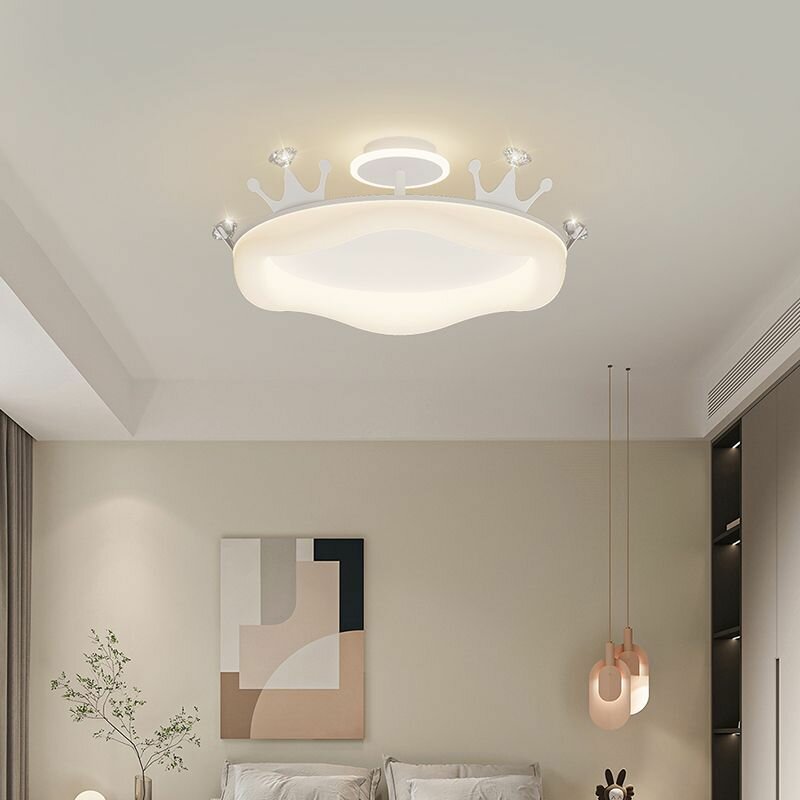 Cветильник потолочный HJ037 Cassina светодиодный Дистанционное управление/ комнатное освещение до 15 кв.550mmX550mm 60bt. белый -Корона