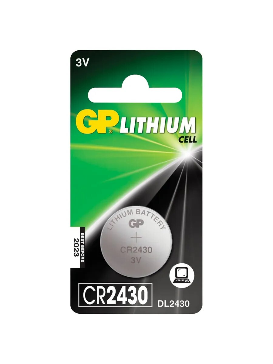 Батарейка литиевая GP Lithium CR2430 "таблетка