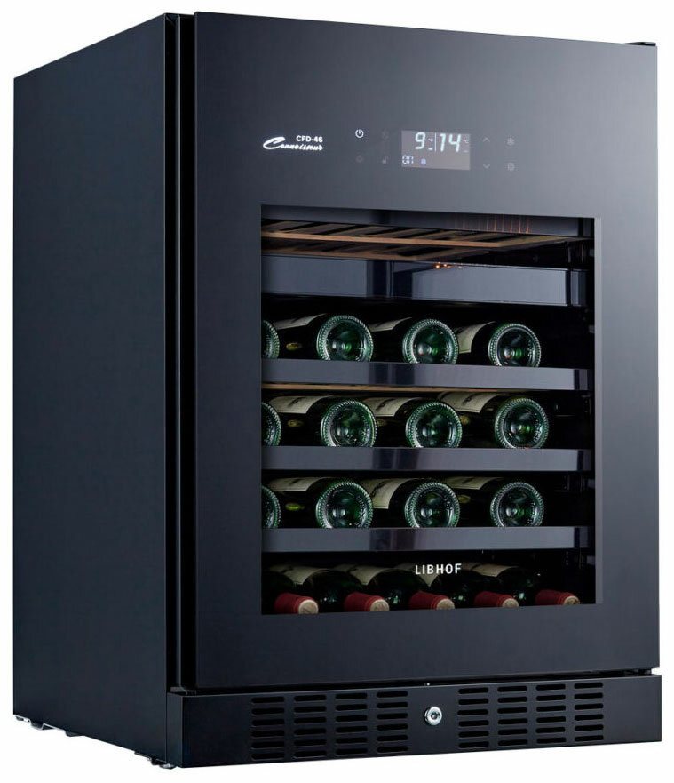 Встраиваемый винный шкаф Libhof CFD-46 Black