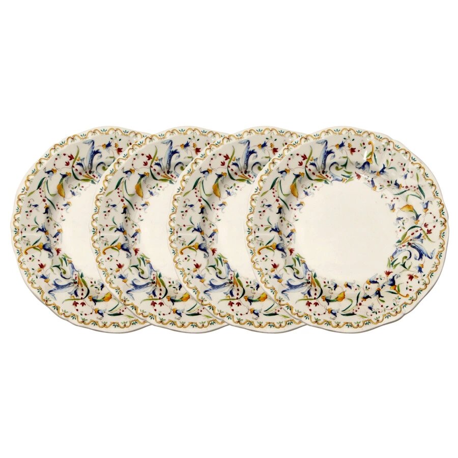 Набор тарелок пирожковых Gien Тоскана 16 см, 4 шт, фаянс