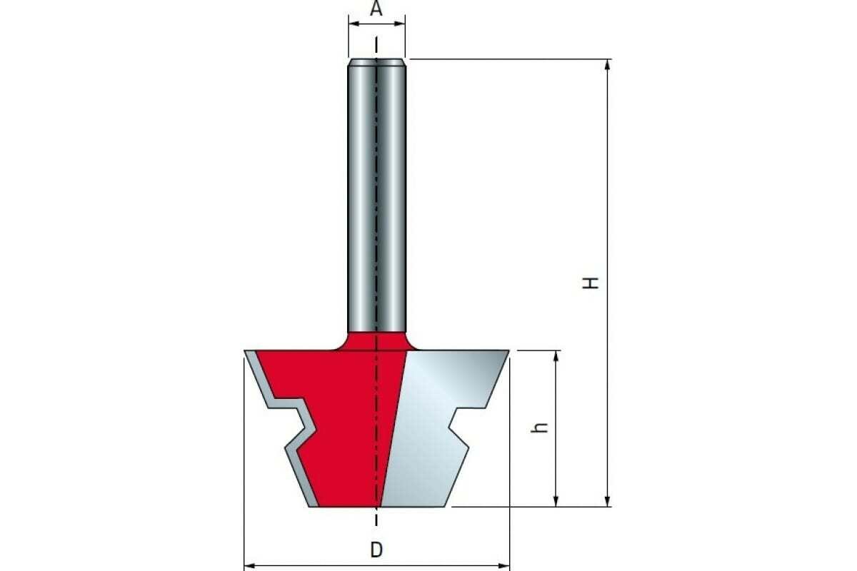 Фрезы для сращивания (2 шт; 37.3х22.2 мм; хвостовик 8 мм) FREUD PRO 99-04308