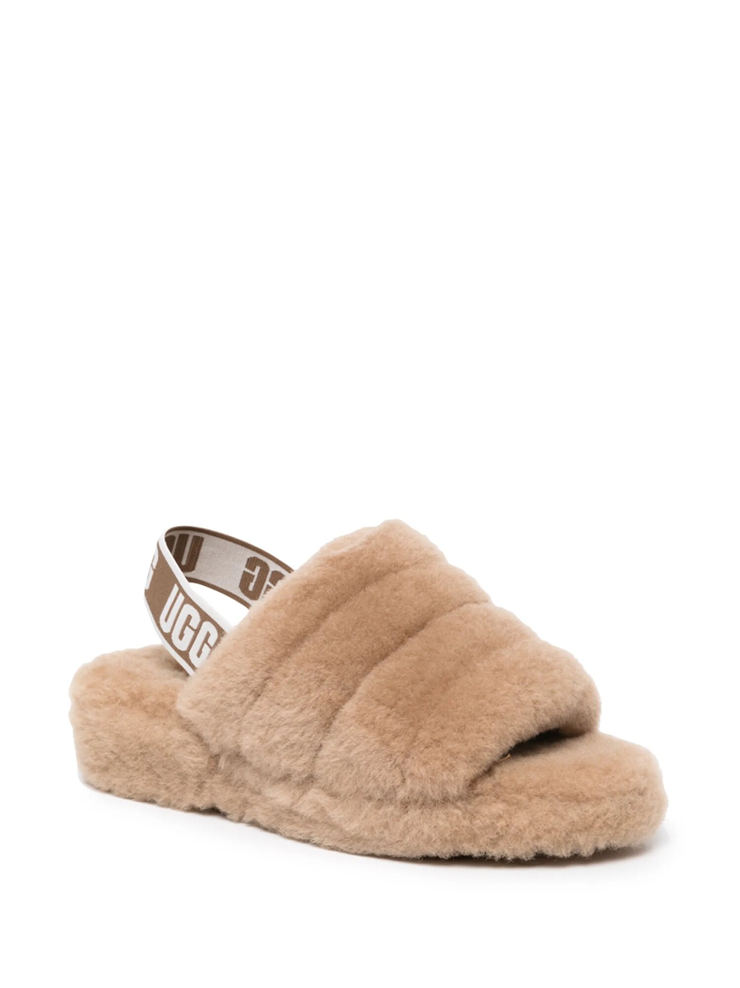 Тапочки UGG Fluff Yeah, размер 10 US, коричневый — фото 1