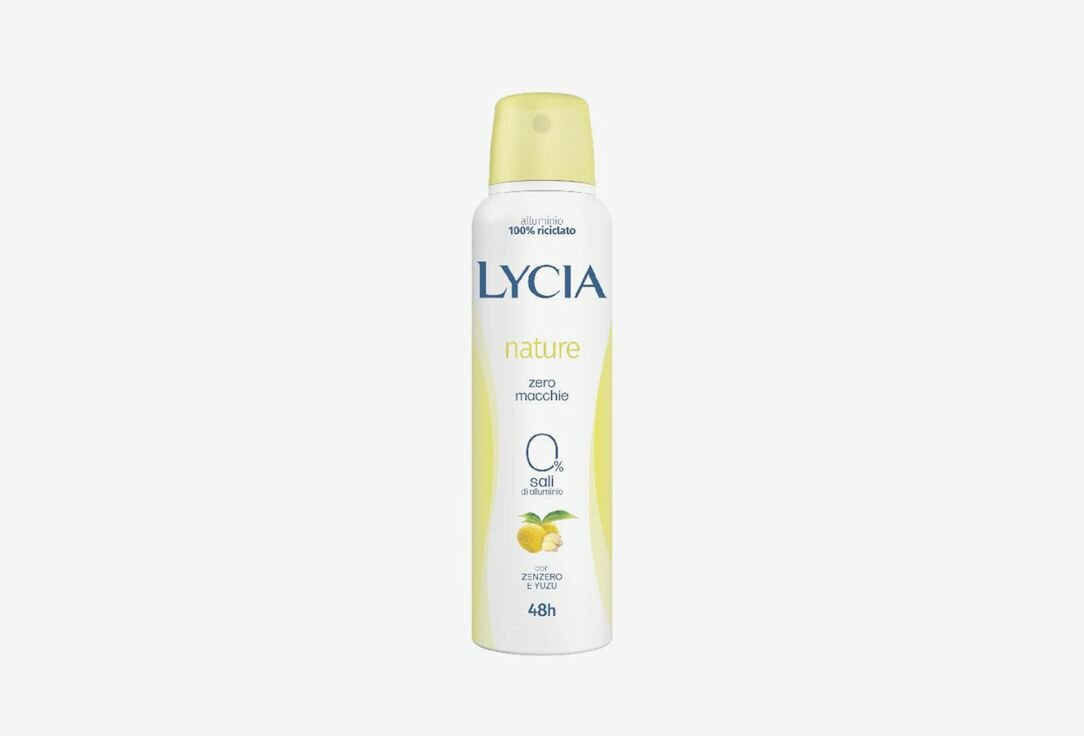 Дезодорант-аэрозоль LYCIA NATURE имбирь и юдзу 150 мл