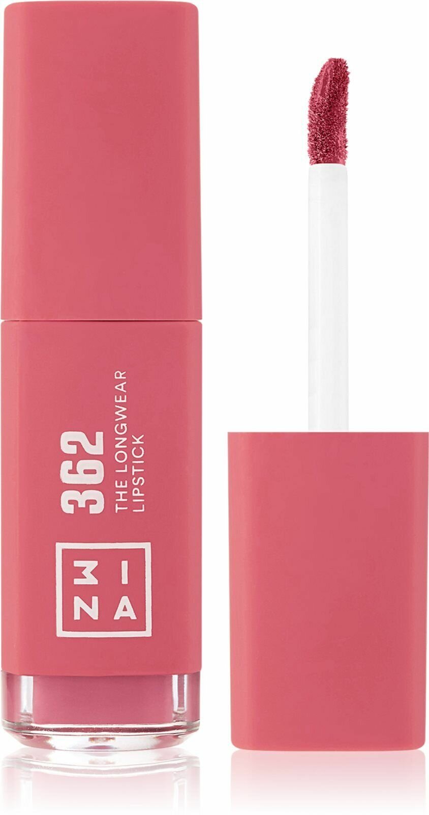 Стойкая жидкая помада 3INA The Longwear Lipstick оттенок 362 - Pink 6 ml