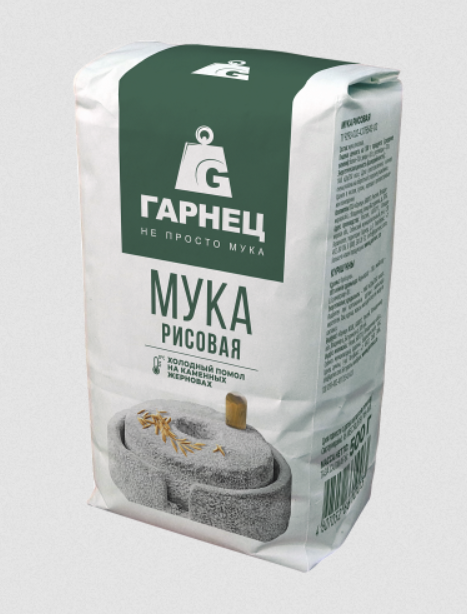 Гарнец Мука Рисовая 500 гр, 2 уп — фото 1
