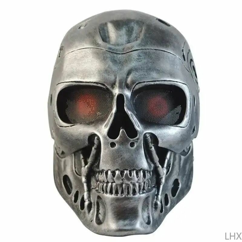 Маска терминатора в виде робота для Хэллоуинаtaoyiji