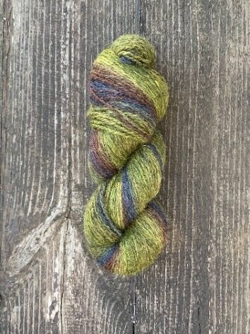 Пряжа Дундага 6/2 multicolor DG103 155гр (70% меринос)