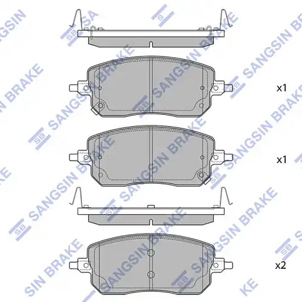 HI-Q SP2932 sp2932 колодки дисковые передние\ great wall, haval jolion 1.5 21-22