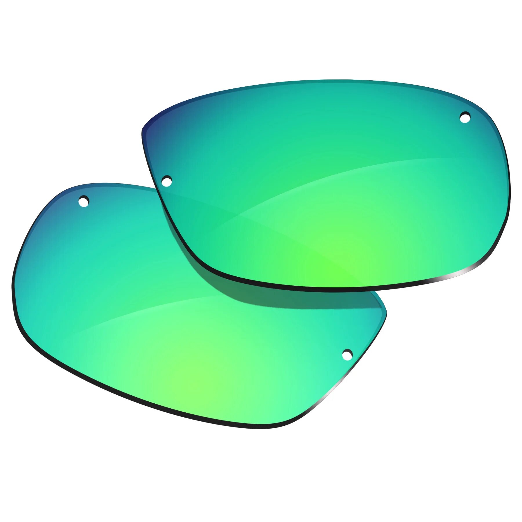 Поляризованные линзы Glintbay Emerald Green Mirror для Ray-Ban RB3183-63