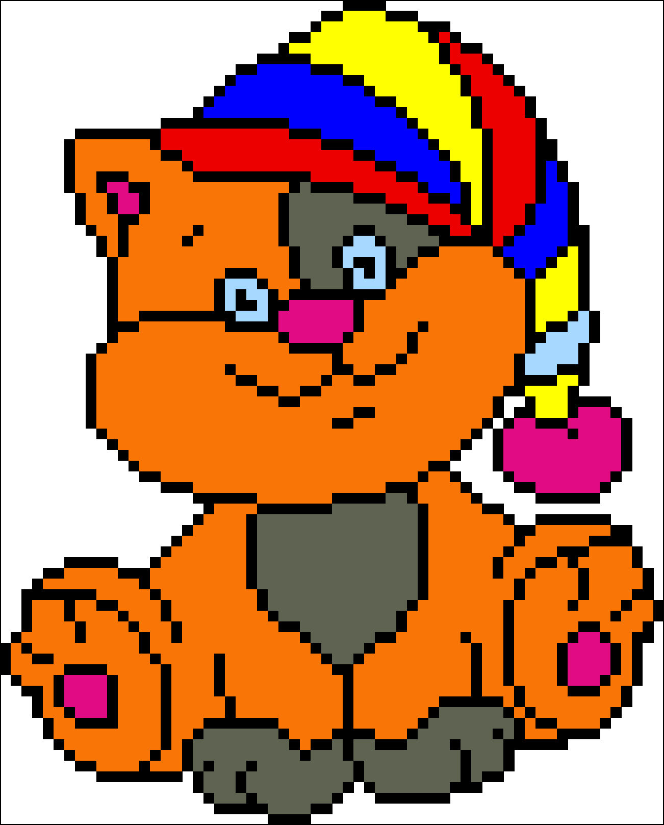 Набор для вышивки для начинающих № 014 "Котик в шапке", рисунок на канве AIDA, 18x20 см, мулине