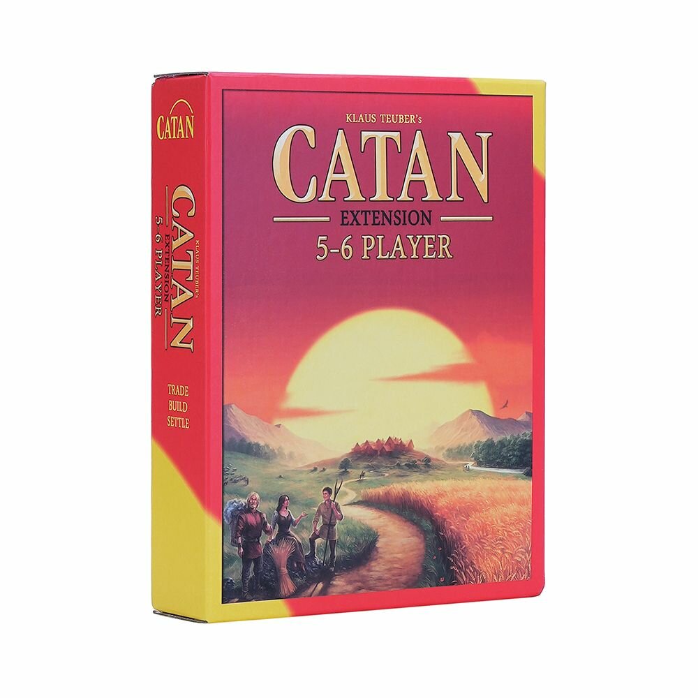 5-6 игроков Дополнение для Настольная игра Catan: Колонизаторы Пластиковая версия английская версия